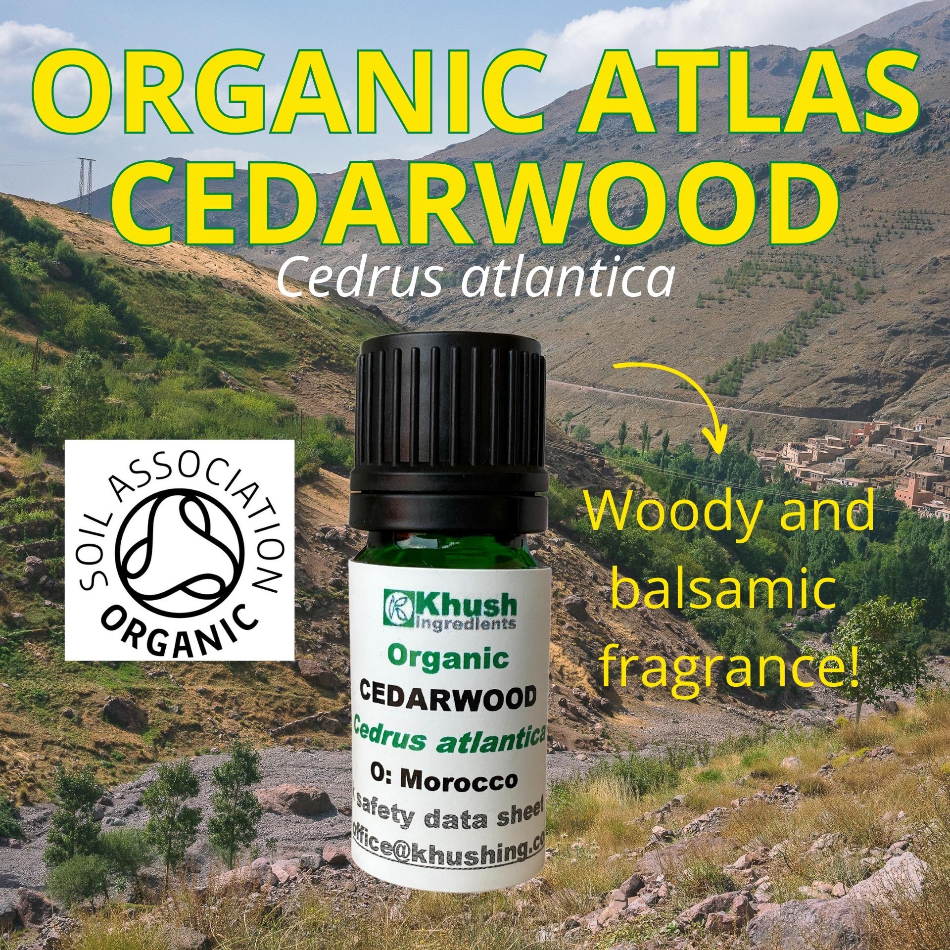 Product of the month April our range of Cedarwood - Khush Ingredients